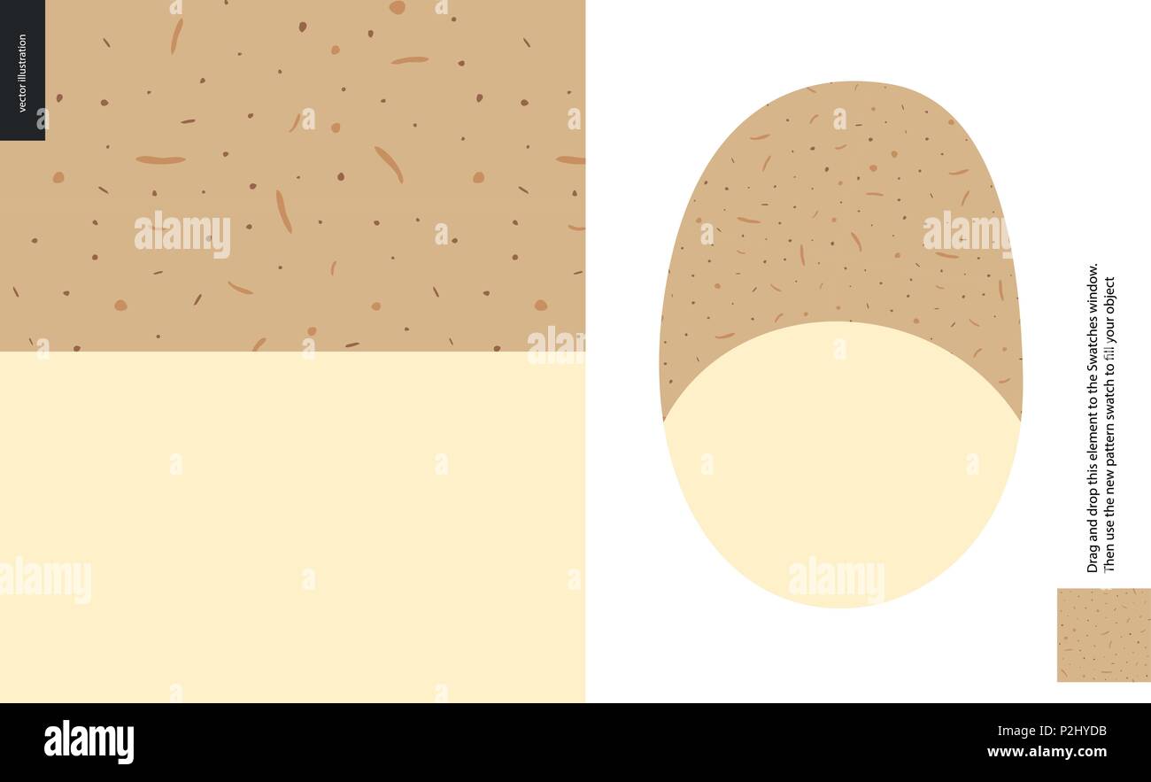 Unpeeled uncooked Stock Vector Images - Alamy