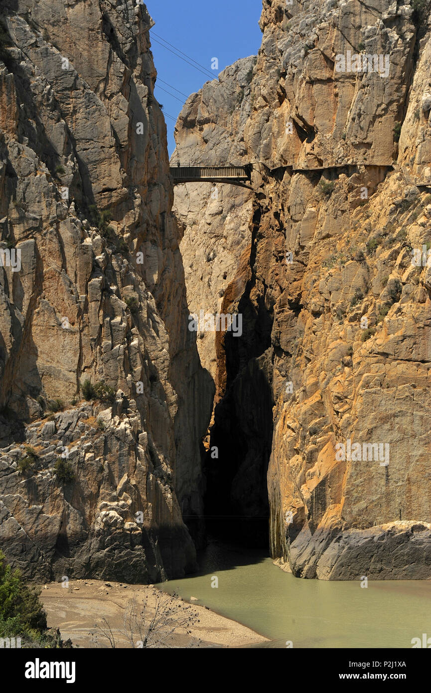 El Chorro gorge, Malaga Province, Andalusia, Spain Stock Photo - Alamy