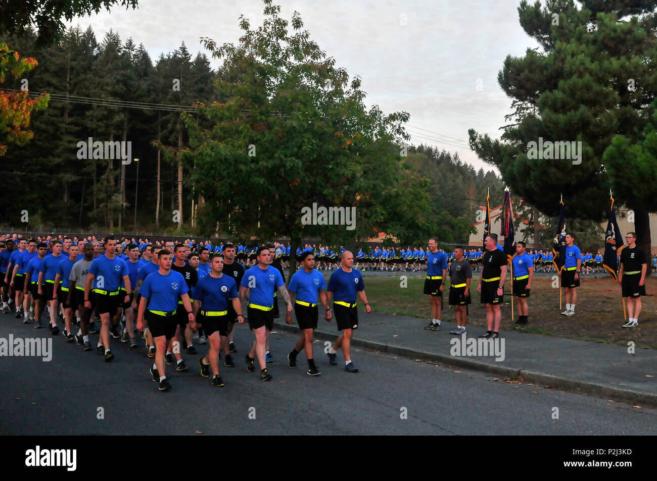 The 23rd Infantry Regiment conducted an esprit de corps run at Joint ...
