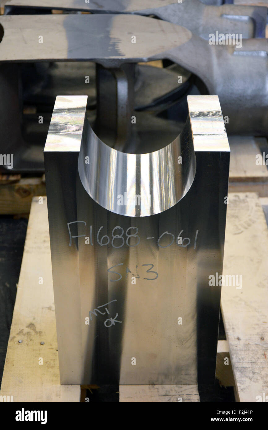 A 120mm Abrams tank breech block forging has just arrived at the ...
