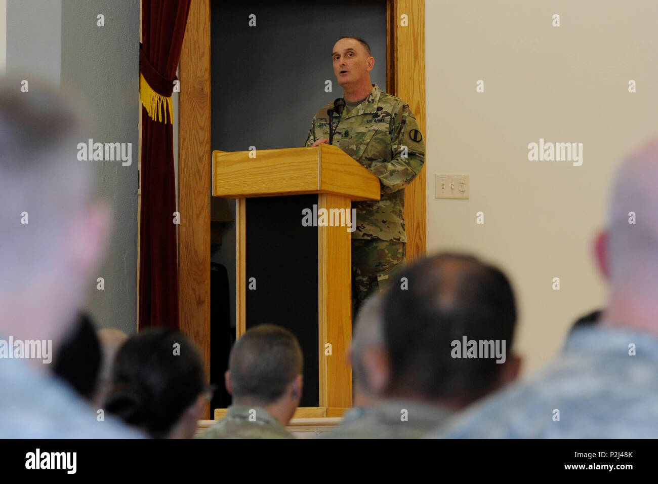 Command Sgt. Maj. David Davenport, U.S. Army Training and Doctrine ...