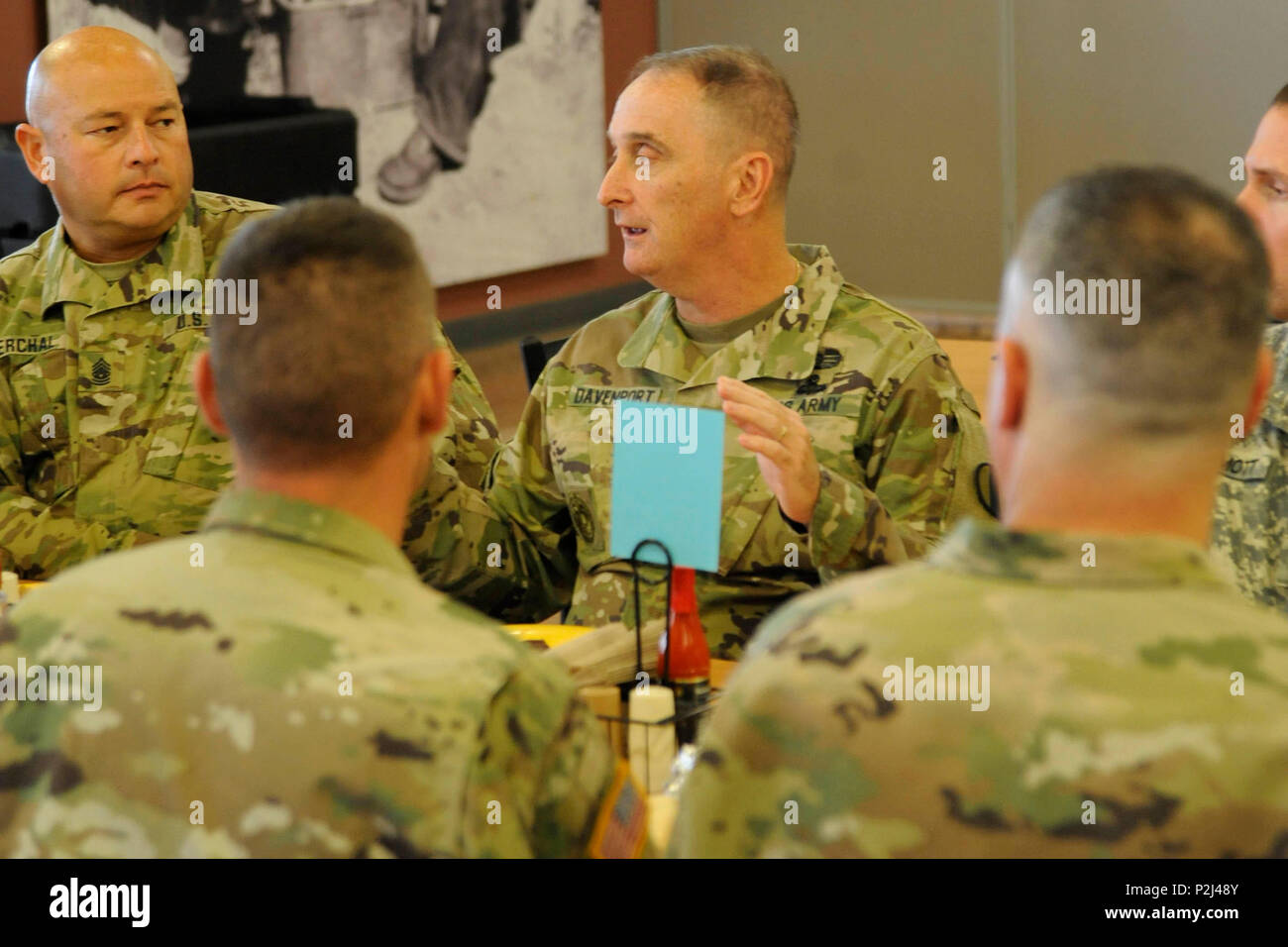 Command Sgt. Maj. David Davenport, U.S. Army Training and Doctrine ...