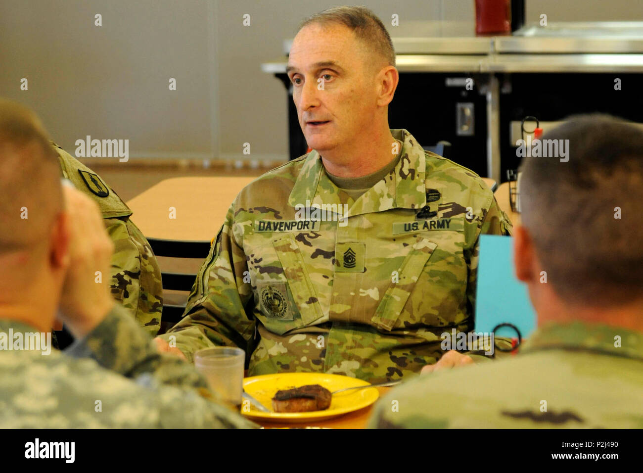 Command Sgt. Maj. David Davenport, U.S. Army Training and Doctrine ...