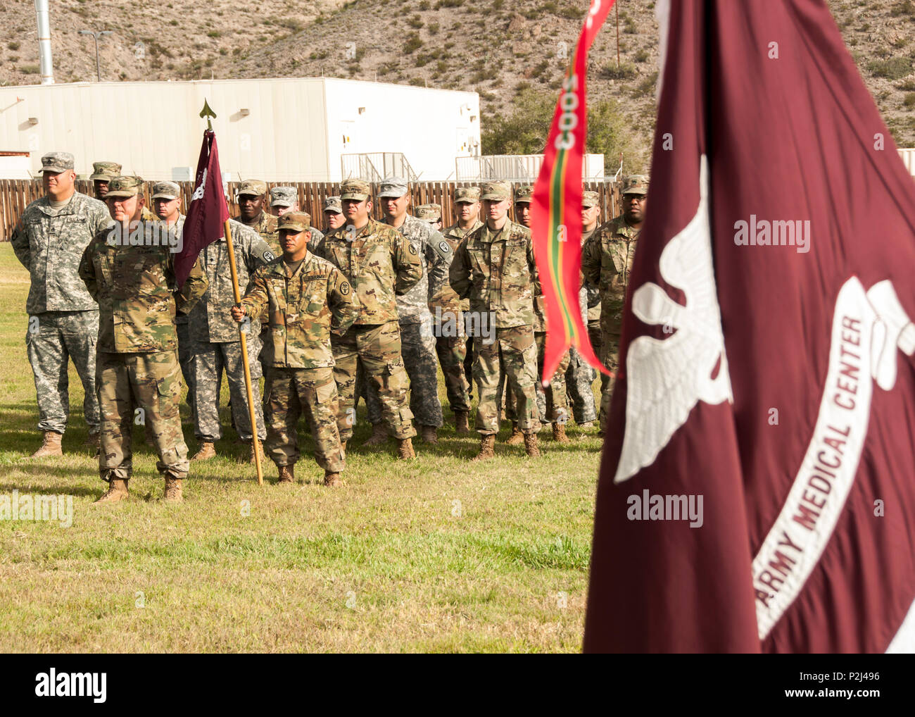 Company A, Troop Command, William Beaumont Army Medical Center held a ...