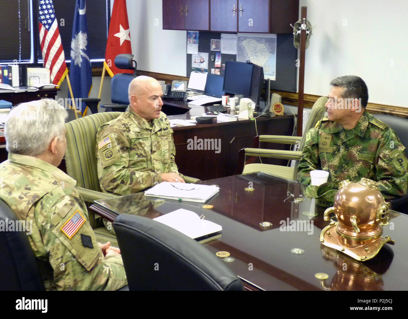 U.S. Army Brig. Gen. Brad Owens, South Carolina National Guard Director ...