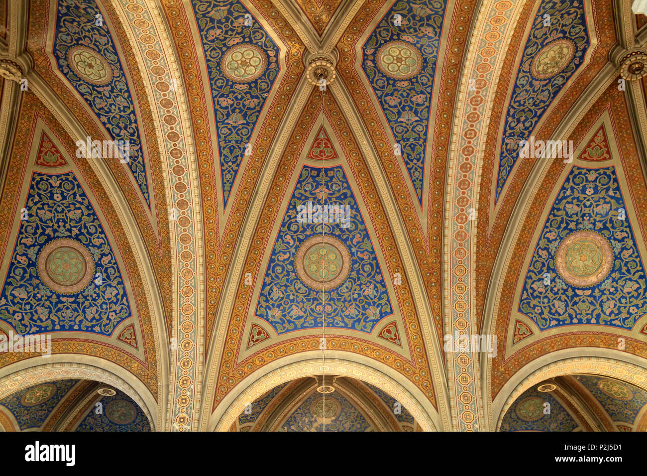 Czech Republic, Plzen, Pilsen, Great Synagogue, interior Stock Photo ...