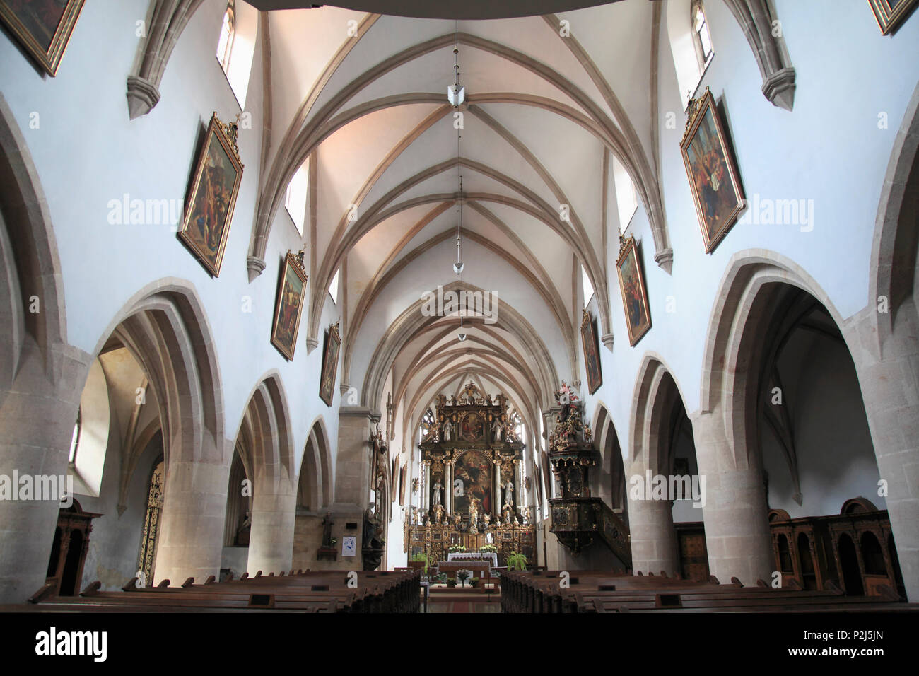 Czech Republic, Plzen, Pilsen, Church of Assumption of Virgin Mary ...