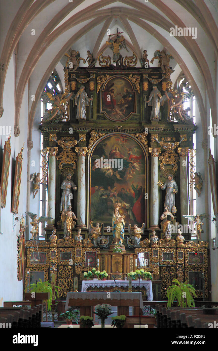 Czech Republic, Plzen, Pilsen, Church of Assumption of Virgin Mary ...