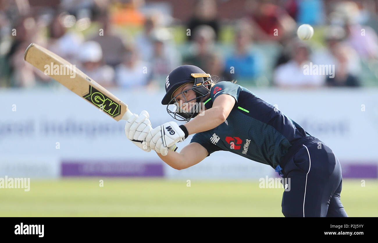 England's Amy Jones batting during the 3rd One Day International at the ...