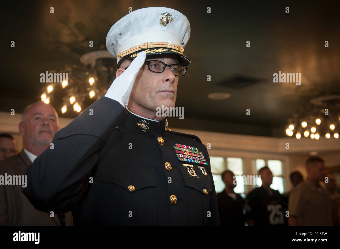 U.S. Marine Corps Lt. Col. Sidney McGraw, former deputy branch head for ...