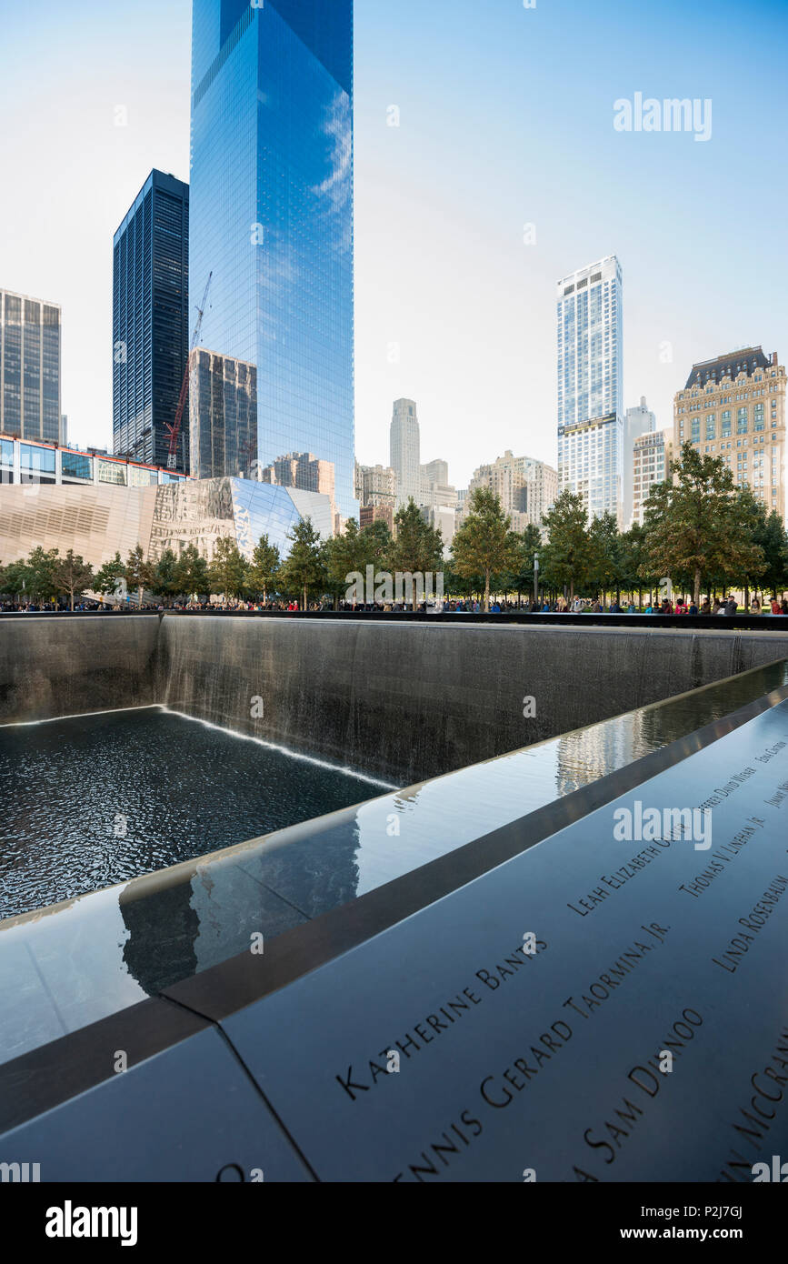 World Trade Center Site, Ground Zero, Manhattan, New York, USA Stock ...