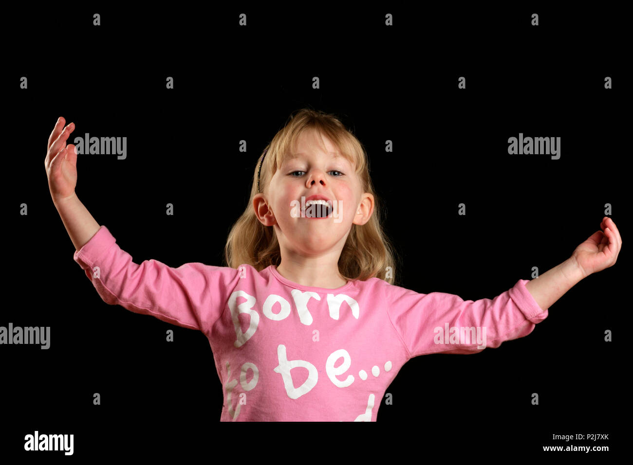 Child singing solo hi-res stock photography and images - Alamy
