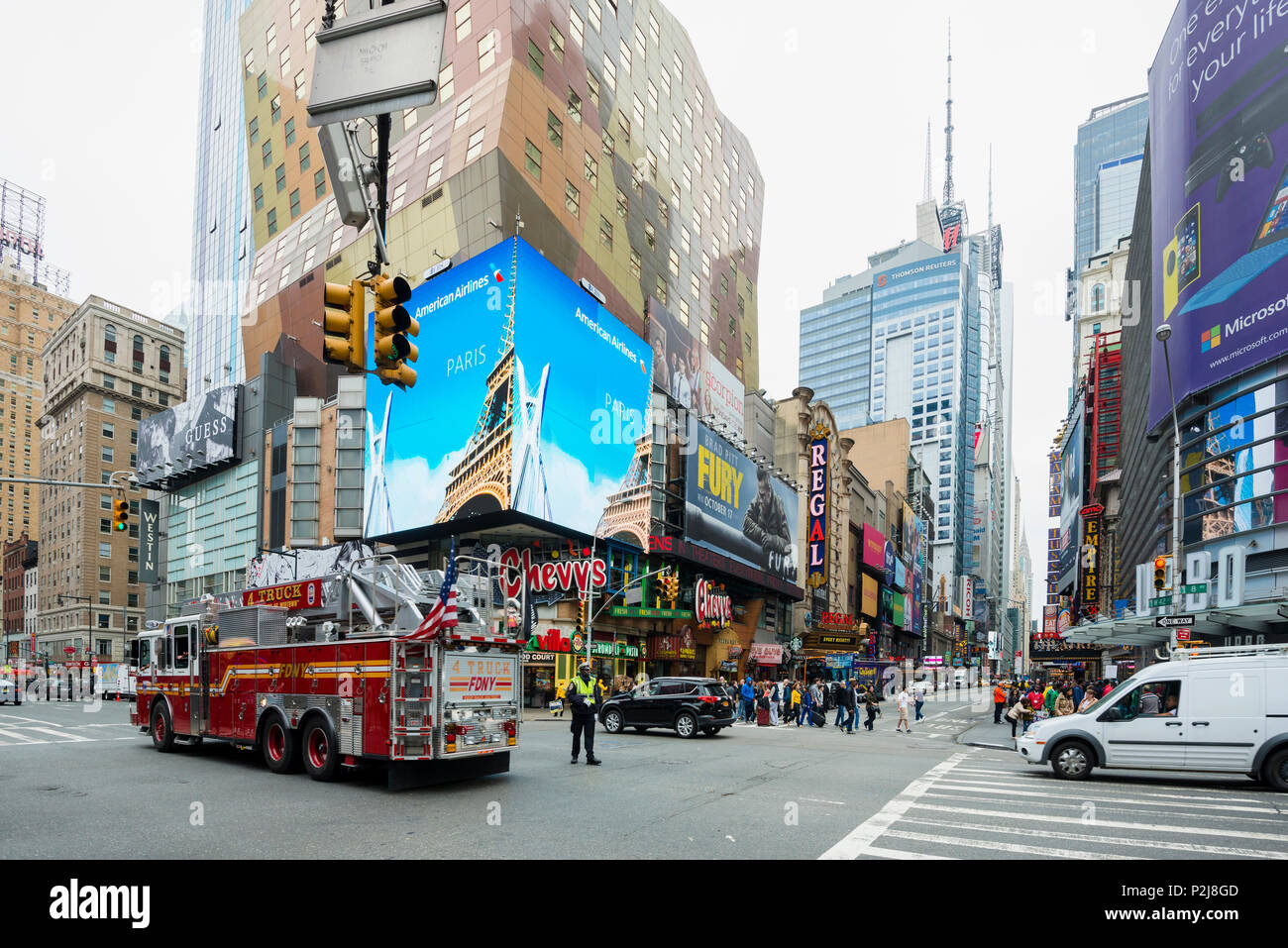 at Times Square, Broadway, Manhattan, New York, USA Stock Photo - Alamy
