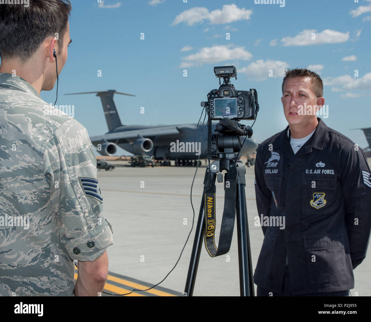 U.S. Air Force Tech. Sgt. Kyle Kirkland, assigned to the Air Combat ...