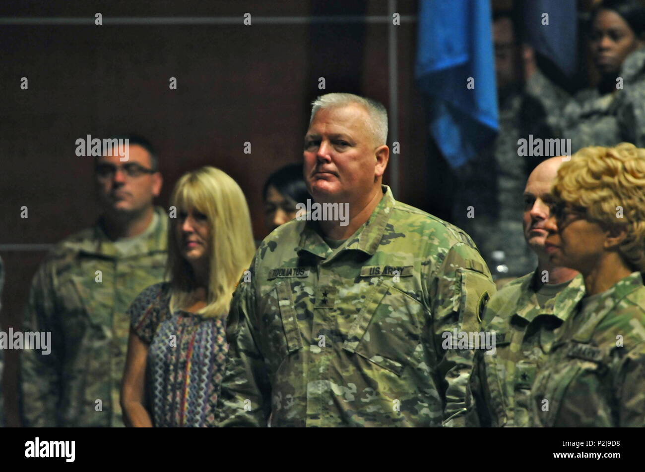 Maj. Gen. Nick Tooliatos (center), commanding general, 63rd Regional ...