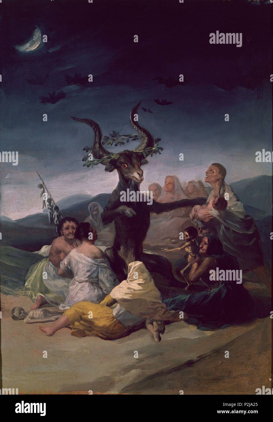 'Witches' Sabbath', 1797-1798, Oil on canvas, 44 x 31 cm. Author ...