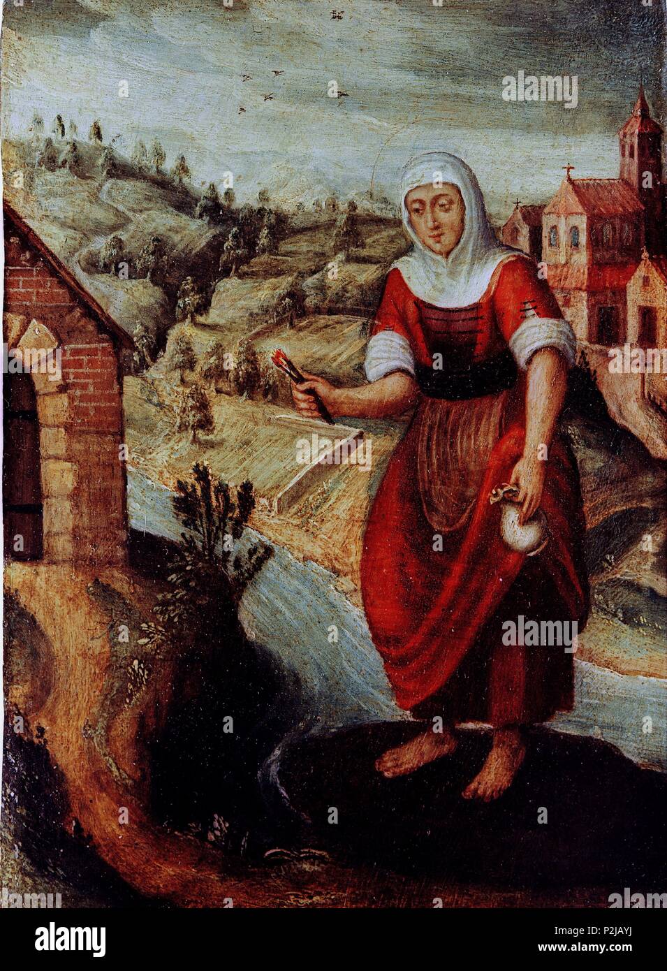 STA MARIA DE LA CABEZA. Location: MUSEO DE HISTORIA-PINTURAS, MADRID ...