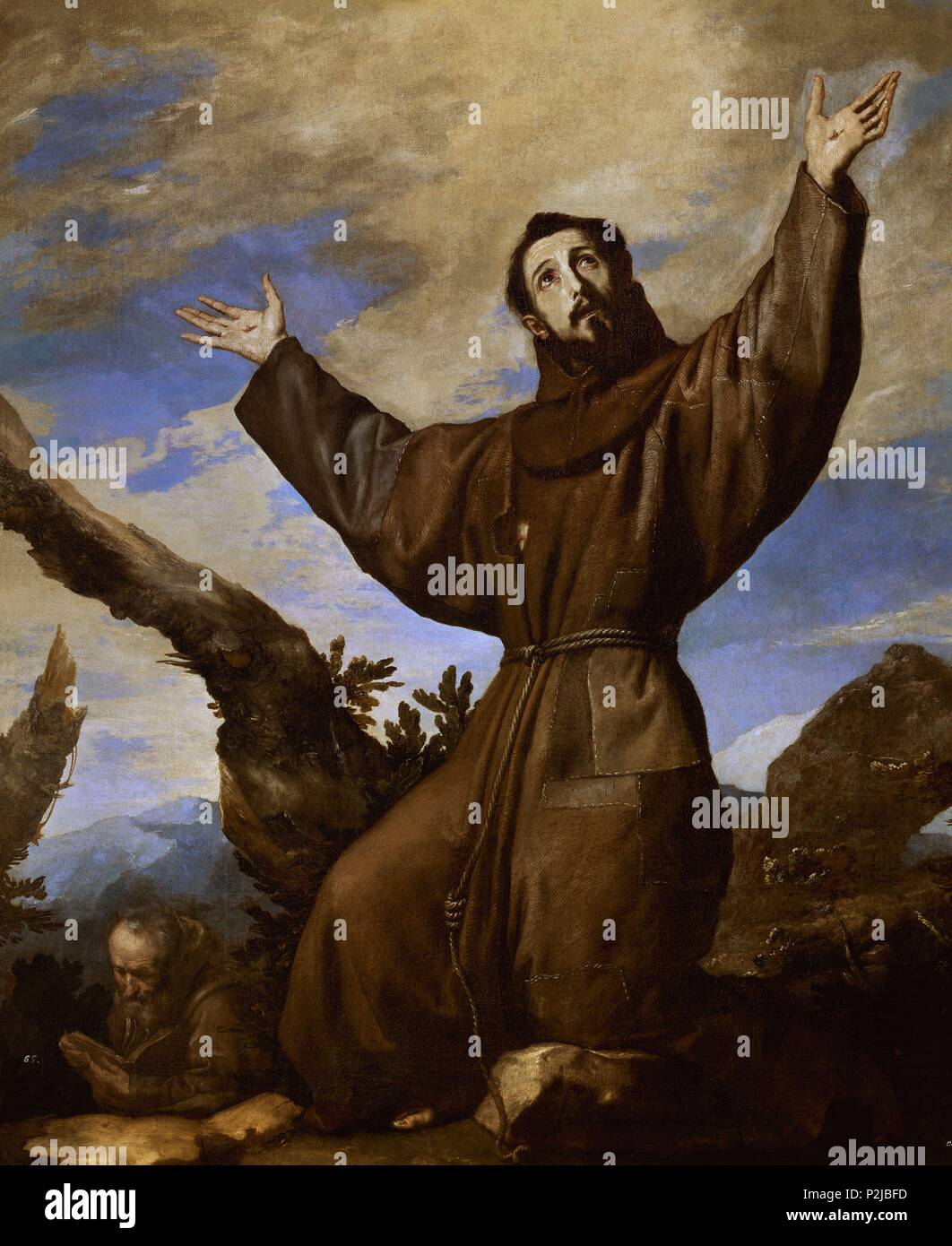 'Saint Francis of Assisi', 1642. Author: Jusepe de Ribera (1591-1652 ...