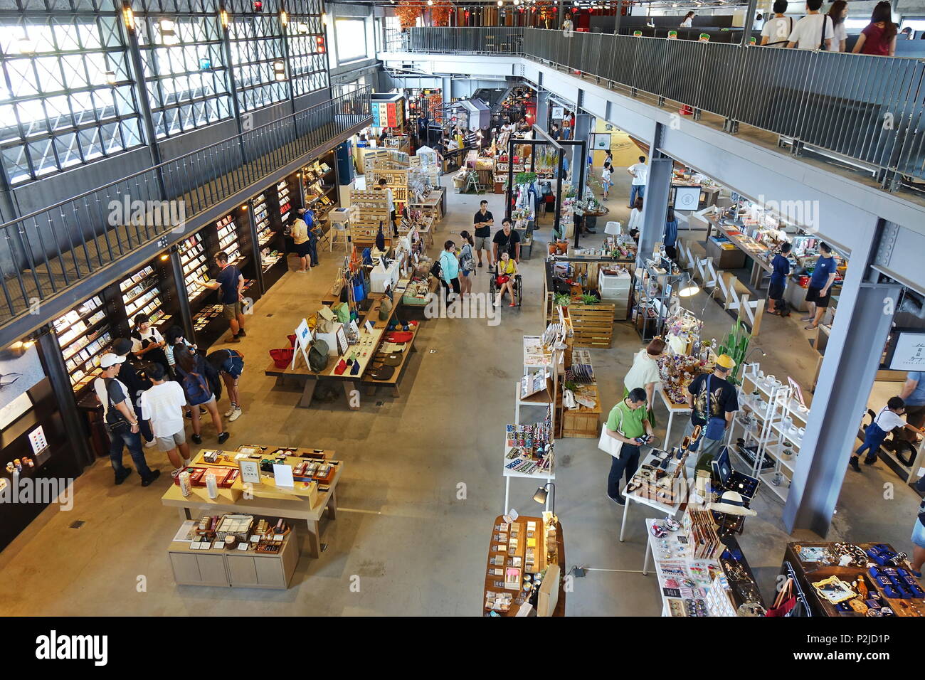 KAOHSIUNG, TAIWAN -- JUNE 10, 2018: An interior view of the recently ...