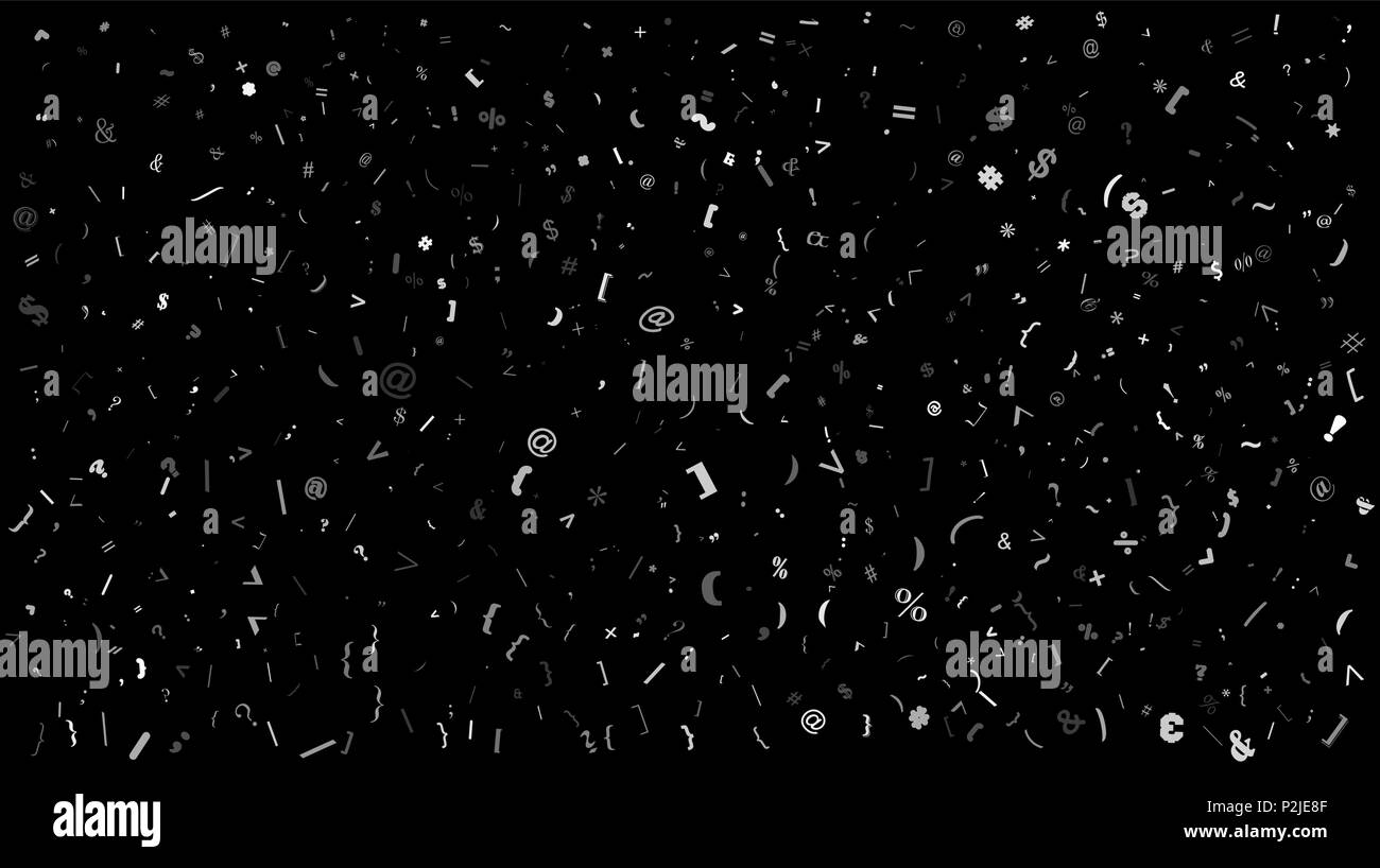 random special sign, colon alphabet beautiful background design Stock ...