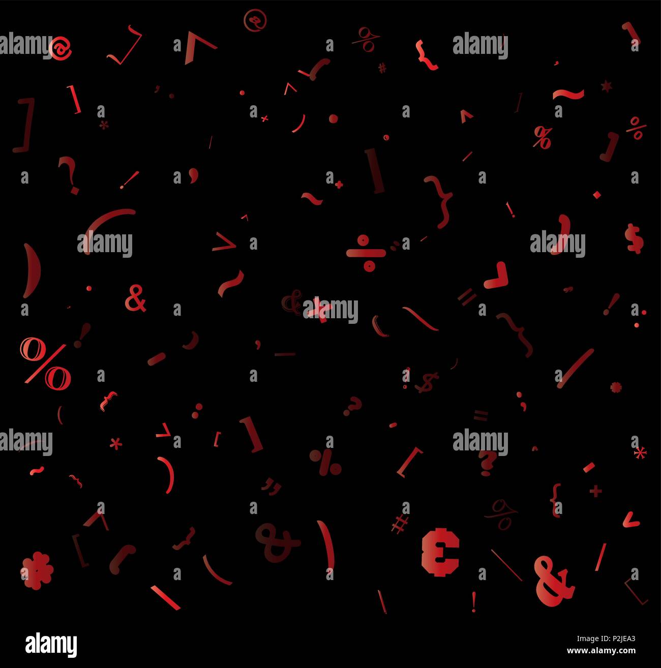 random special sign, colon alphabet beautiful background design Stock ...