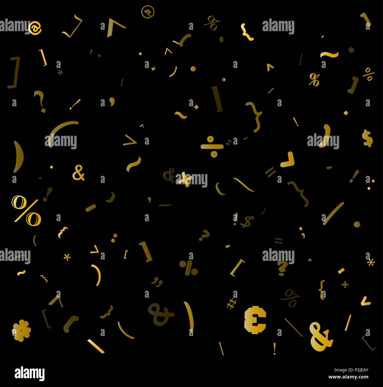 random special sign, colon alphabet beautiful background design Stock ...