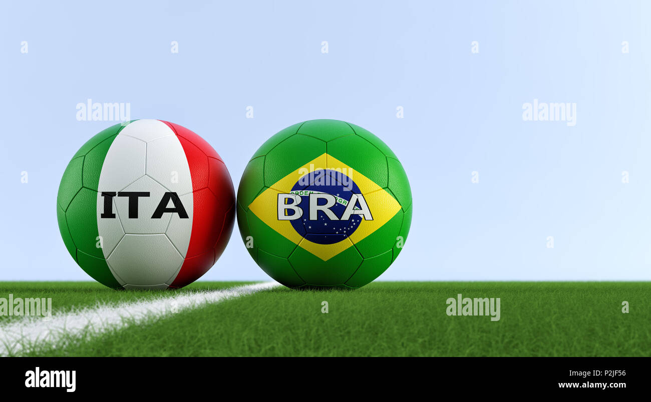 Brazil vs italy hi-res stock photography and images - Alamy