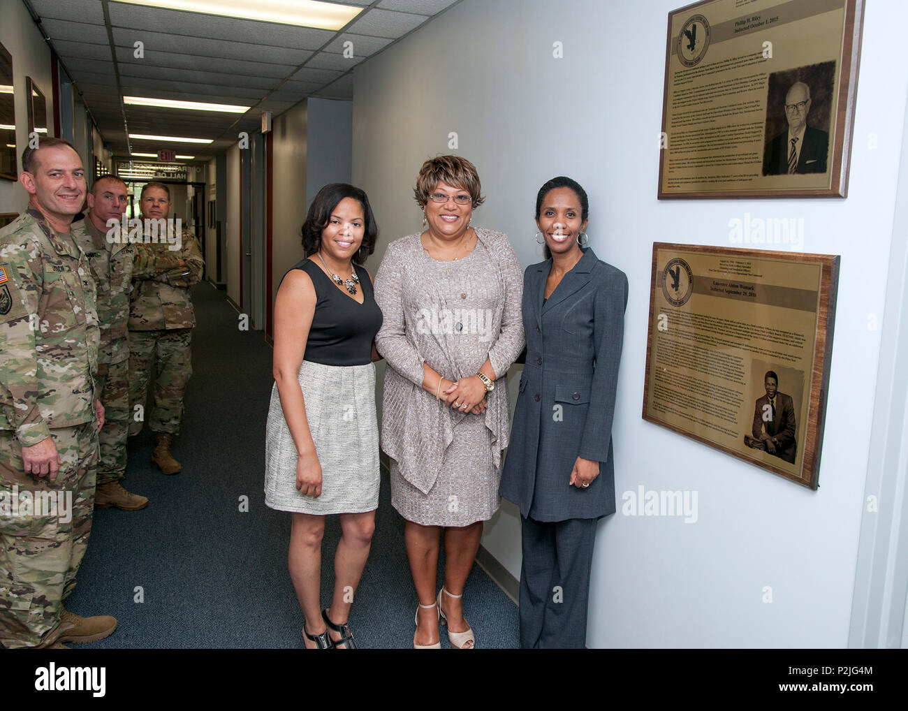 Mrs. Louise Womack flanked by her two daughters — Chontell Rhodes (left ...