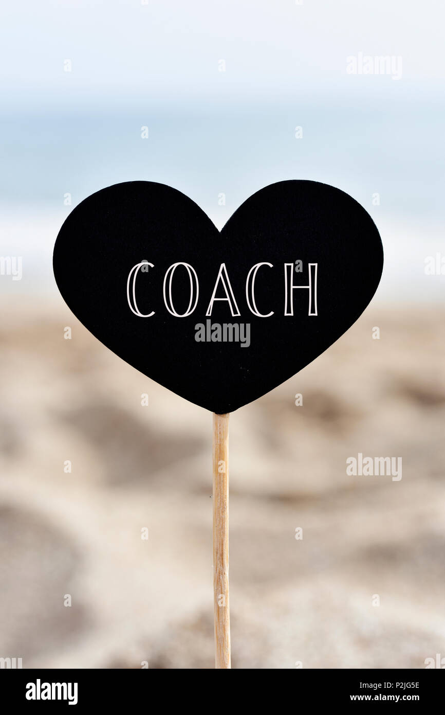 Black Coach Logo Background
