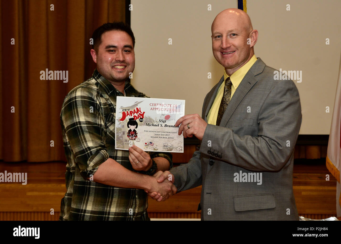 Col. Travis Rex, the 35th Fighter Wing vice commander, and Misawa City ...