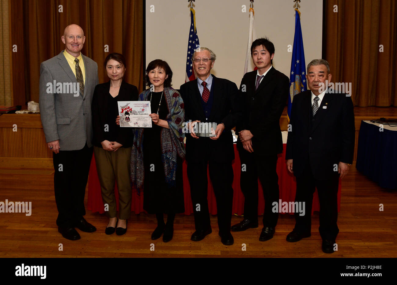 Col. Travis Rex, the 35th Fighter Wing vice commander, and Misawa City ...