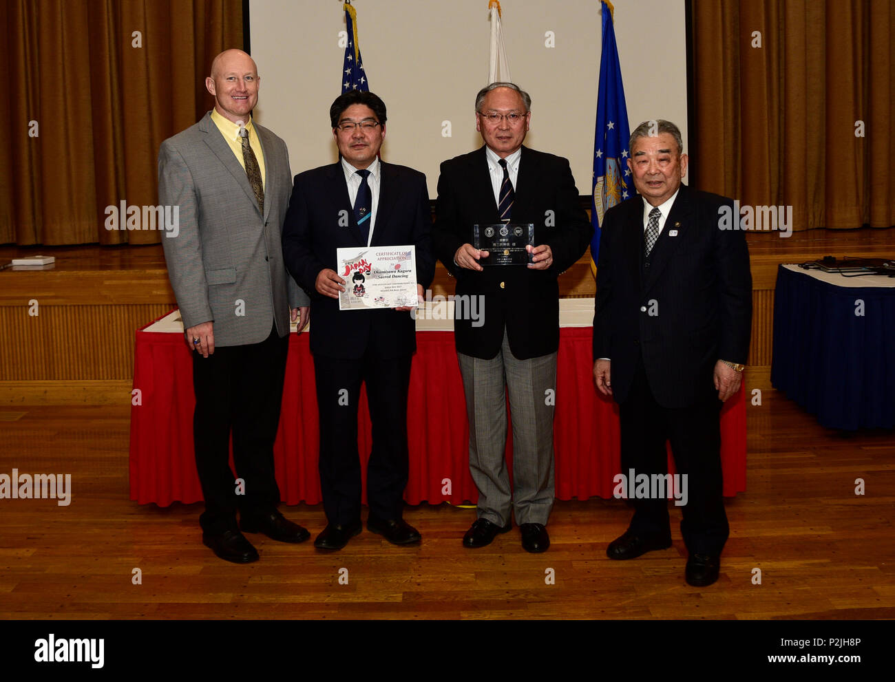 Col. Travis Rex, the 35th Fighter Wing vice commander, and Misawa City ...