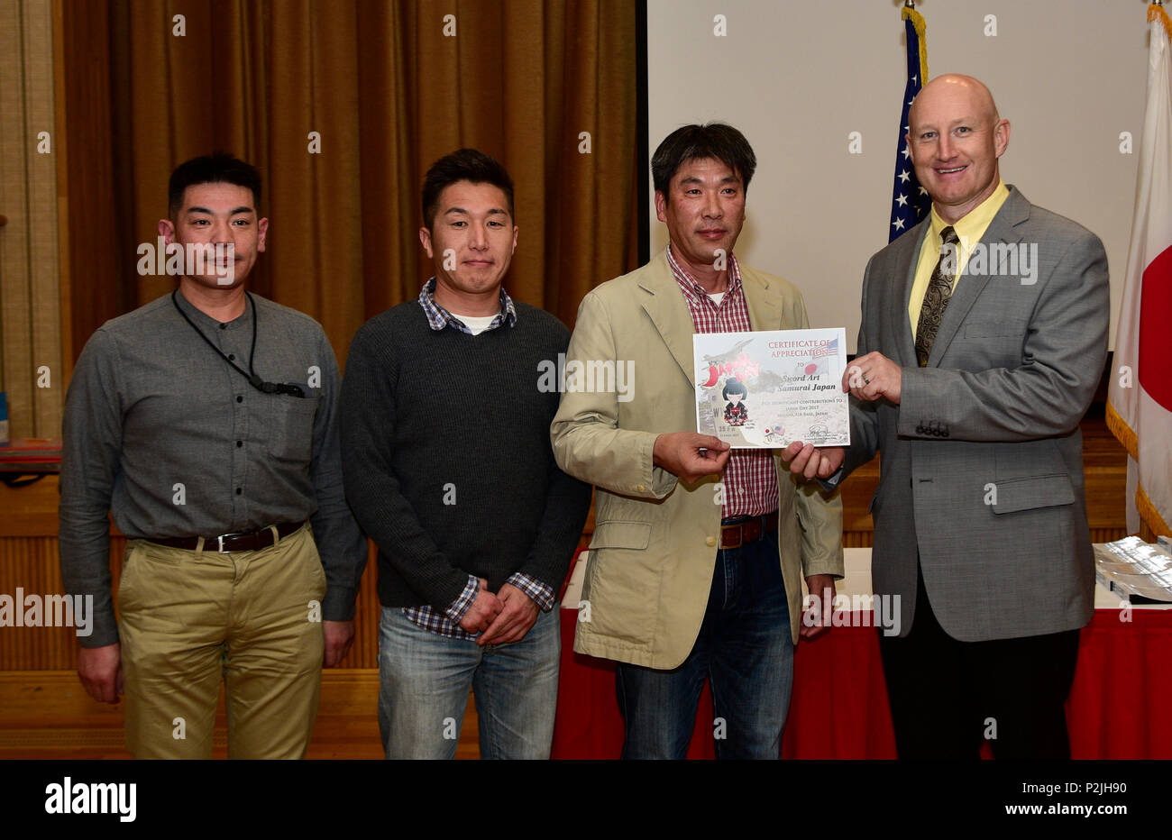 Col. Travis Rex, the 35th Fighter Wing vice commander, and Misawa City ...