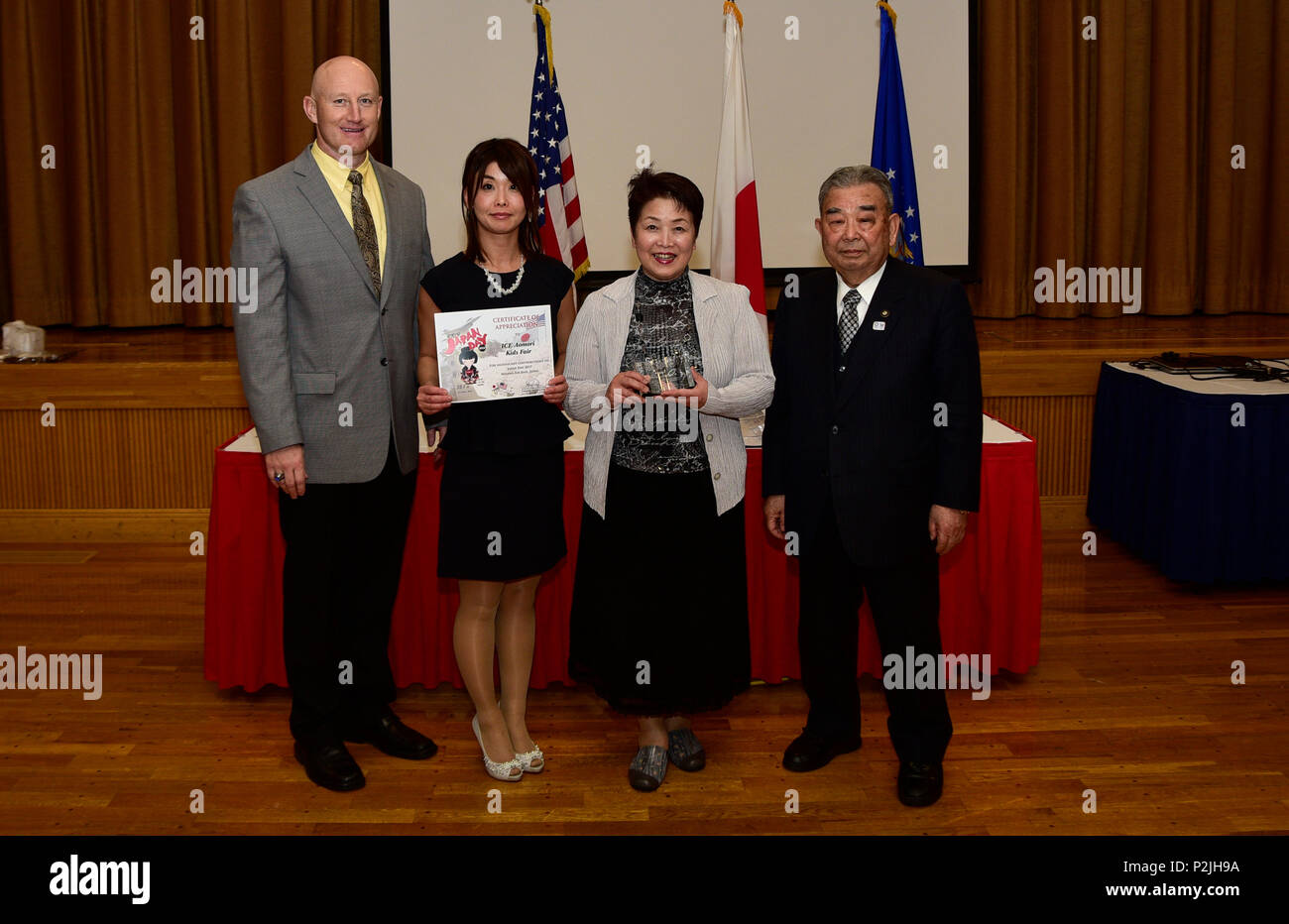 Col. Travis Rex, the 35th Fighter Wing vice commander, and Misawa City ...
