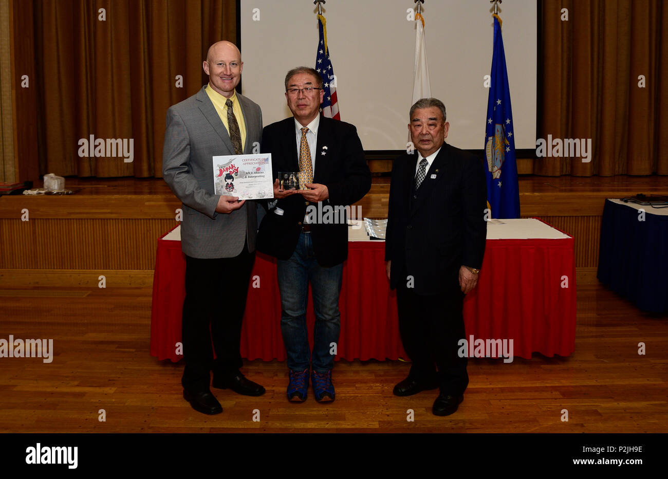 Col. Travis Rex, the 35th Fighter Wing vice commander, and Misawa City ...