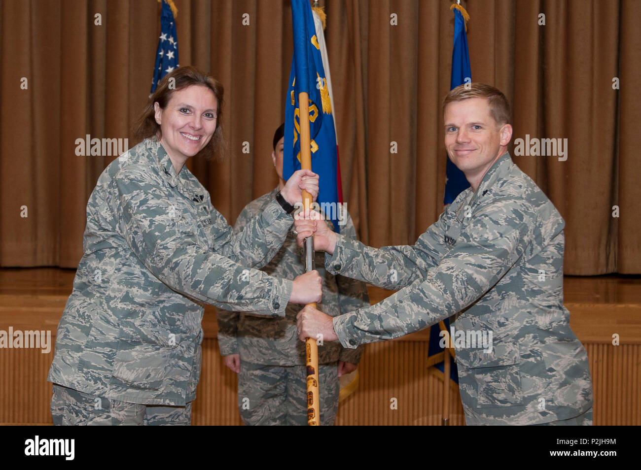 U.S. Air Force Col. Leigh Swanson, 35th Medical Group commander ...