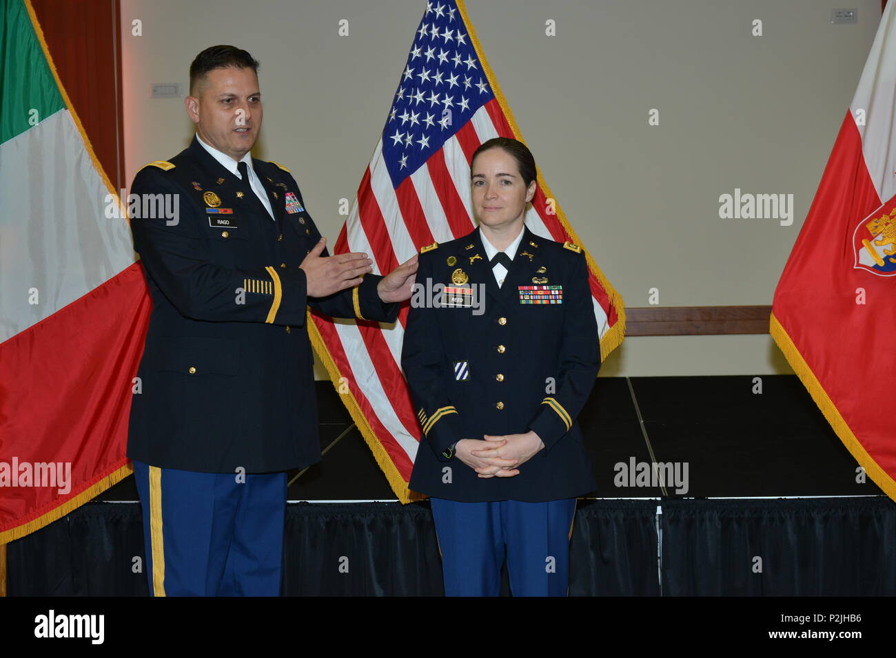 Col. Louis B. Rago, Chief of Staff for U.S. Army Africa, speaks about ...