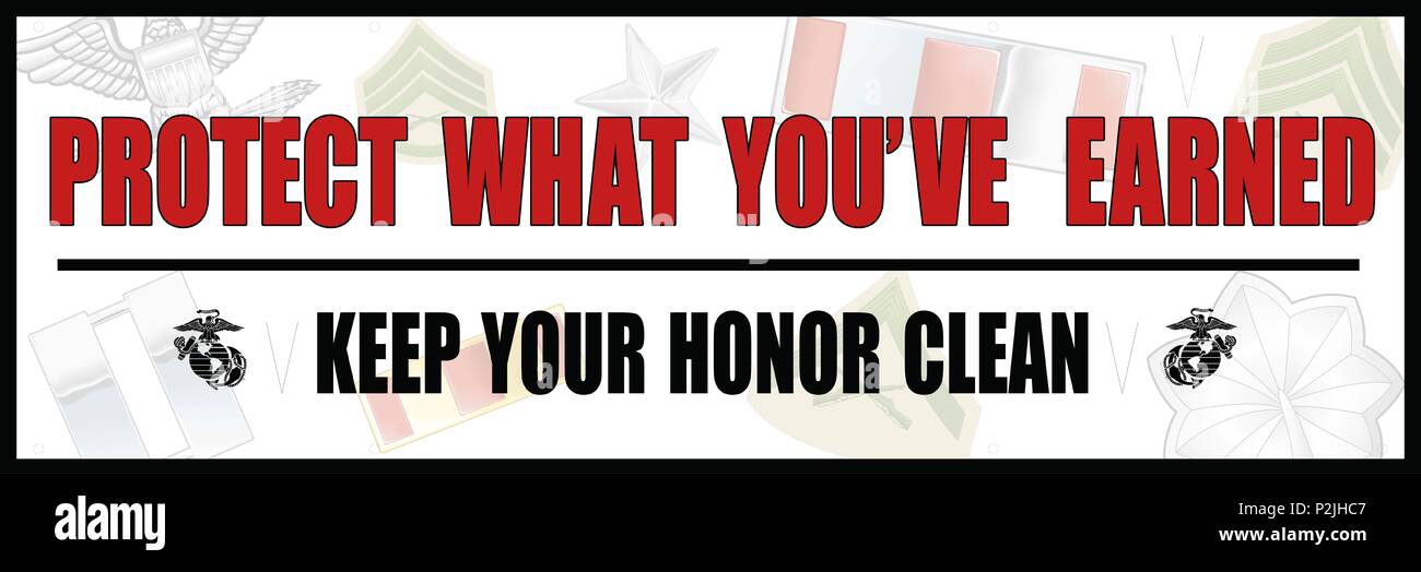 Graphic illustration created to remind Marine Corps Installations ...