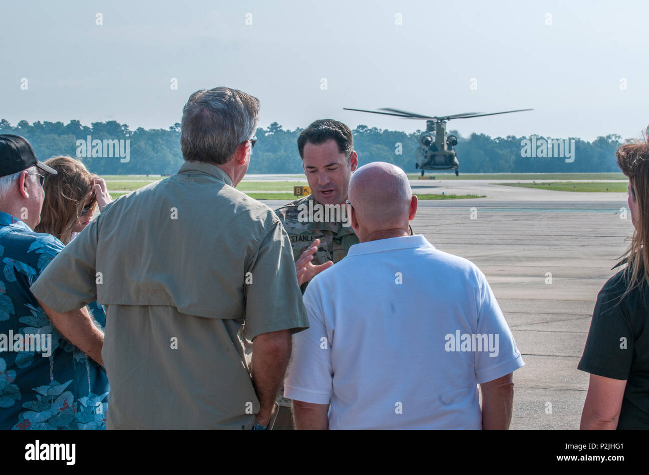 U. S. Army Reserve Maj. Adam Stanley, Aviation Task Force commander ...