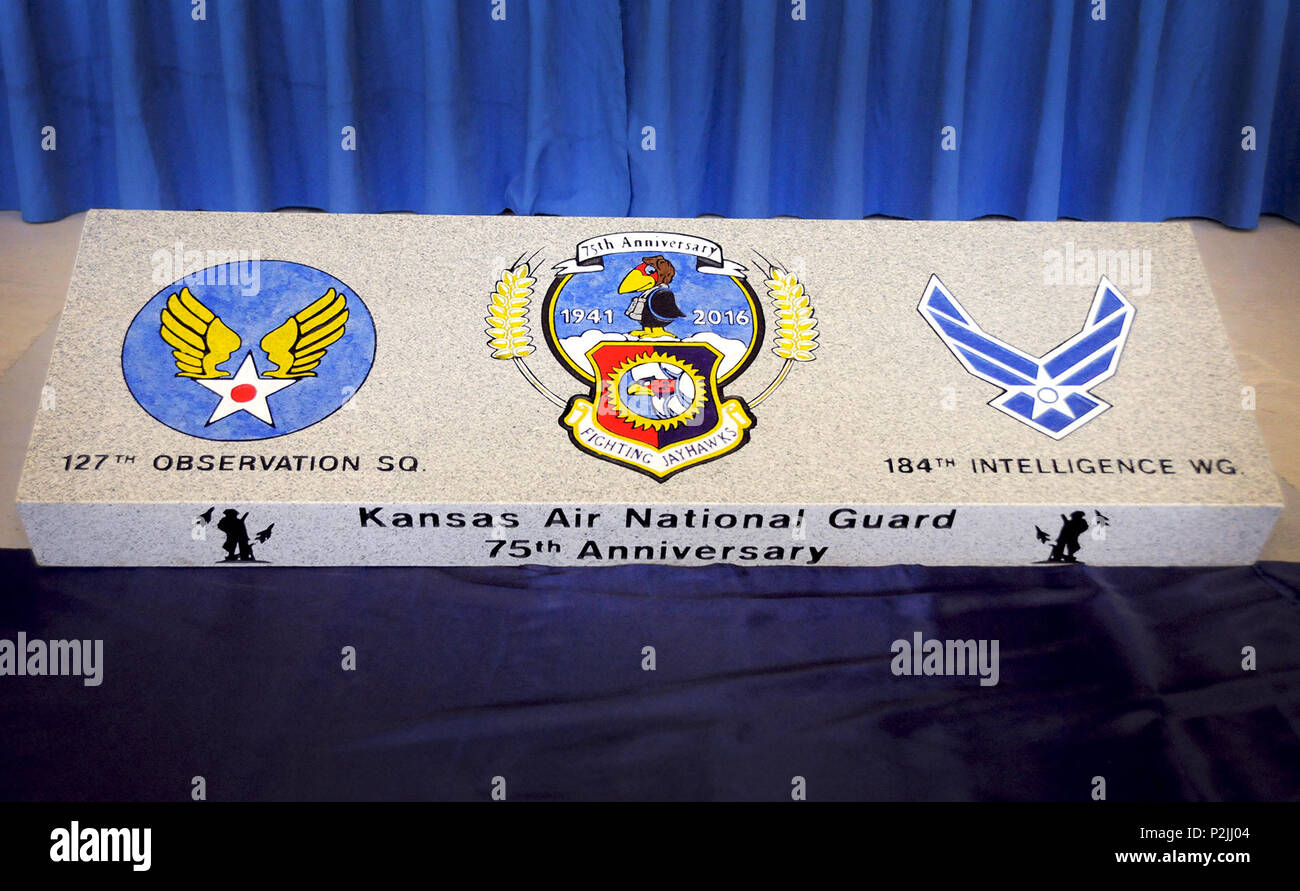 The new bench to be put on display at the 184th Intelligence Wing's ...