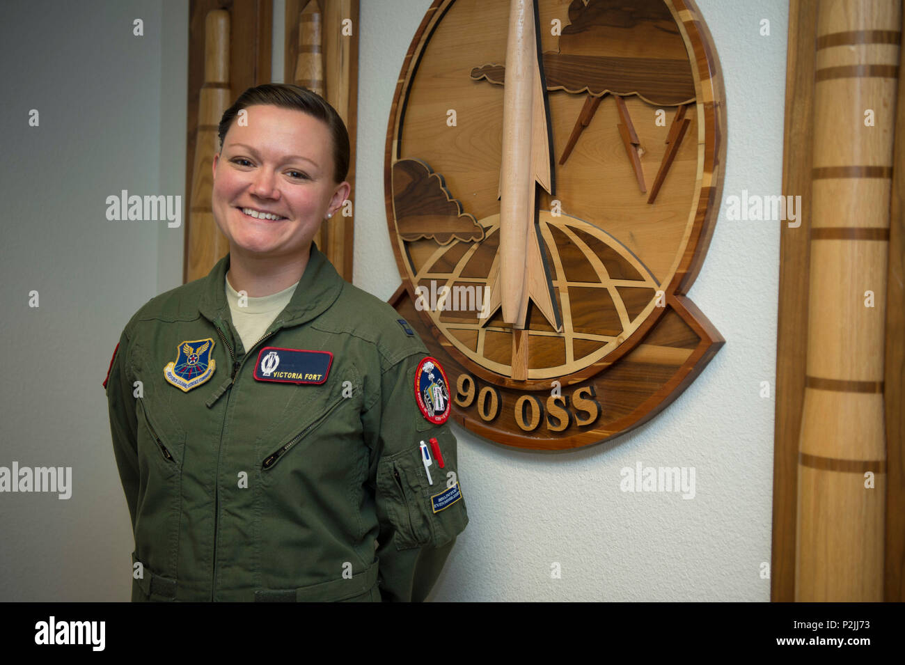 Capt. Victoria Fort, 90th Operational Support Squadron ICBM emergency ...
