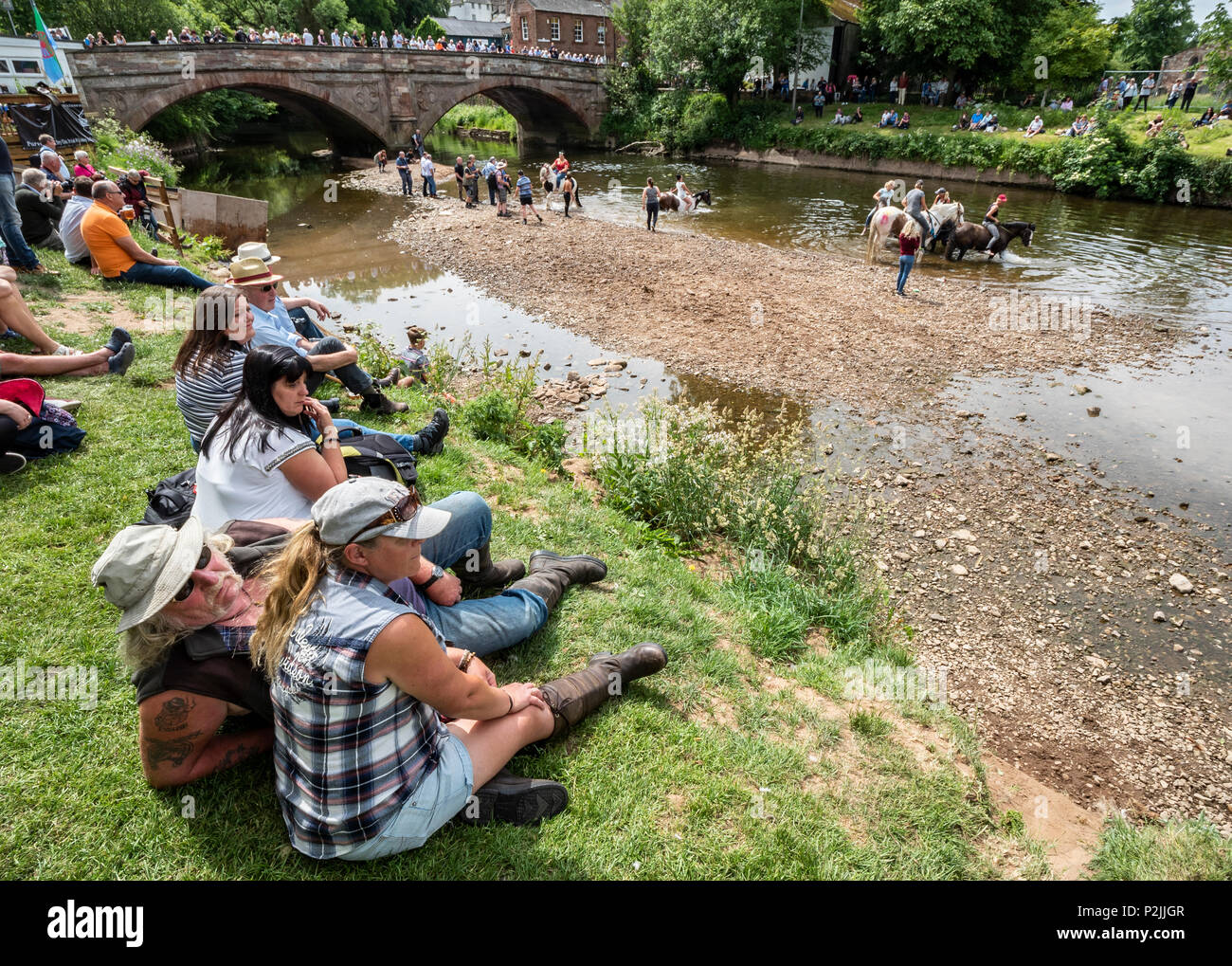 Appleby Horse Fair Cumbria, June 2018. Annual gathering of Gypsies and ...