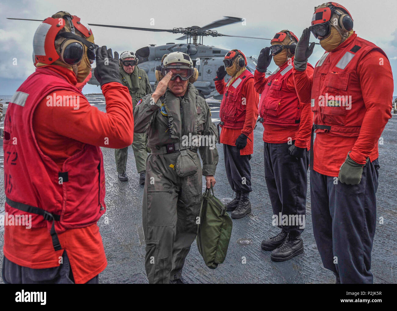 160930-N-CS953-001 ATLANTIC OCEAN (Sept. 30, 2016) Rear Adm. Scott Conn ...