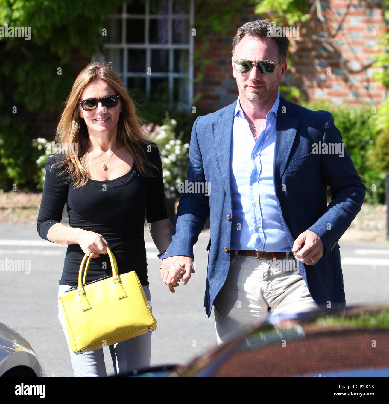 Geri Horner and Christian Horner celebrate 3rd year of marriage ...
