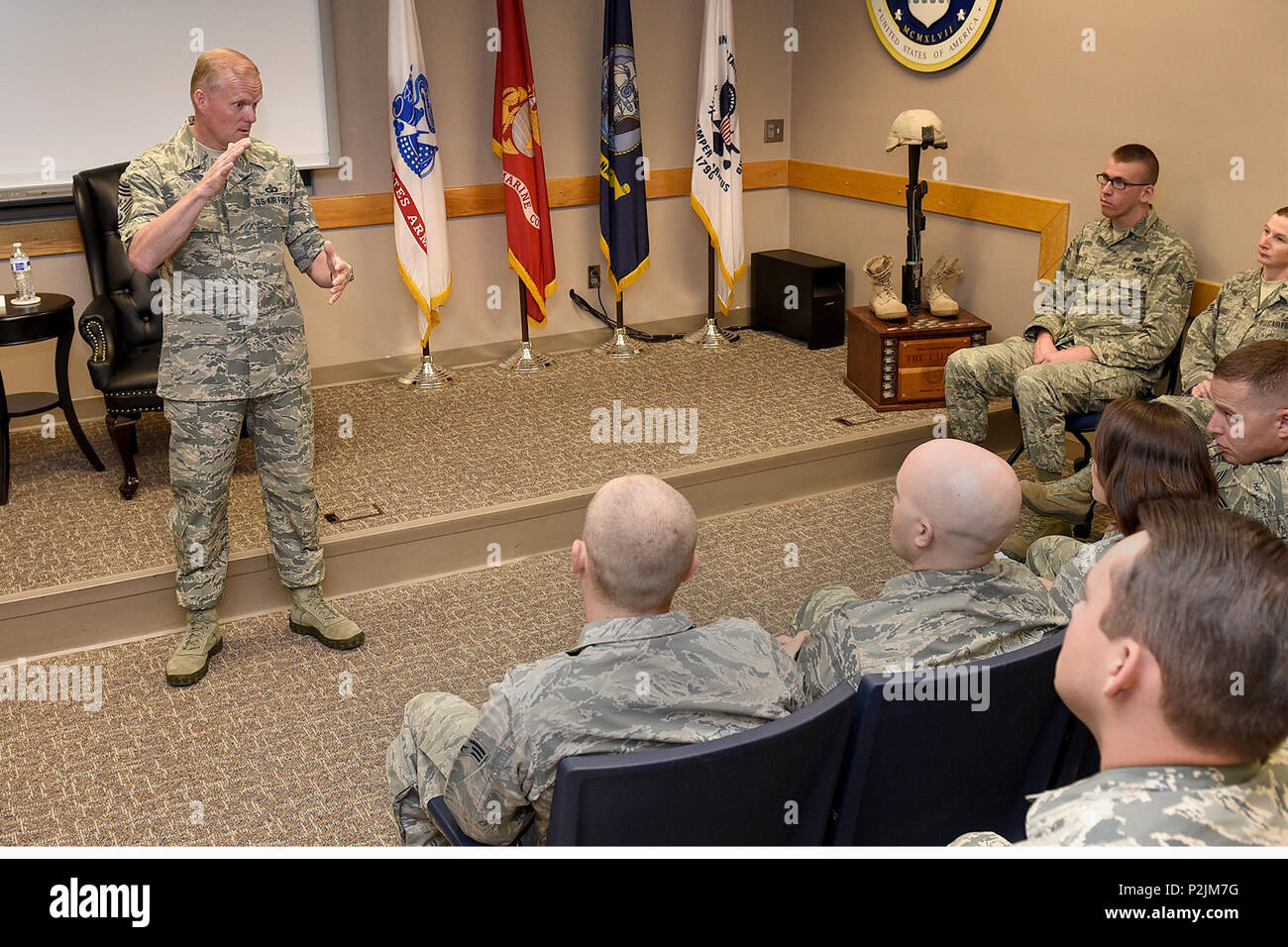 Chief Master Sergeant Of The Air Force Cody High Resolution Stock ...