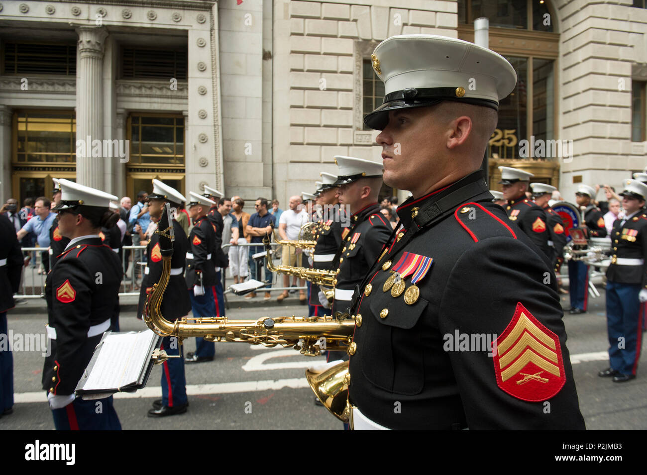 U.S. Marine Sgt. Shawn Marron assigned to U.S. Marine Corps Band ...