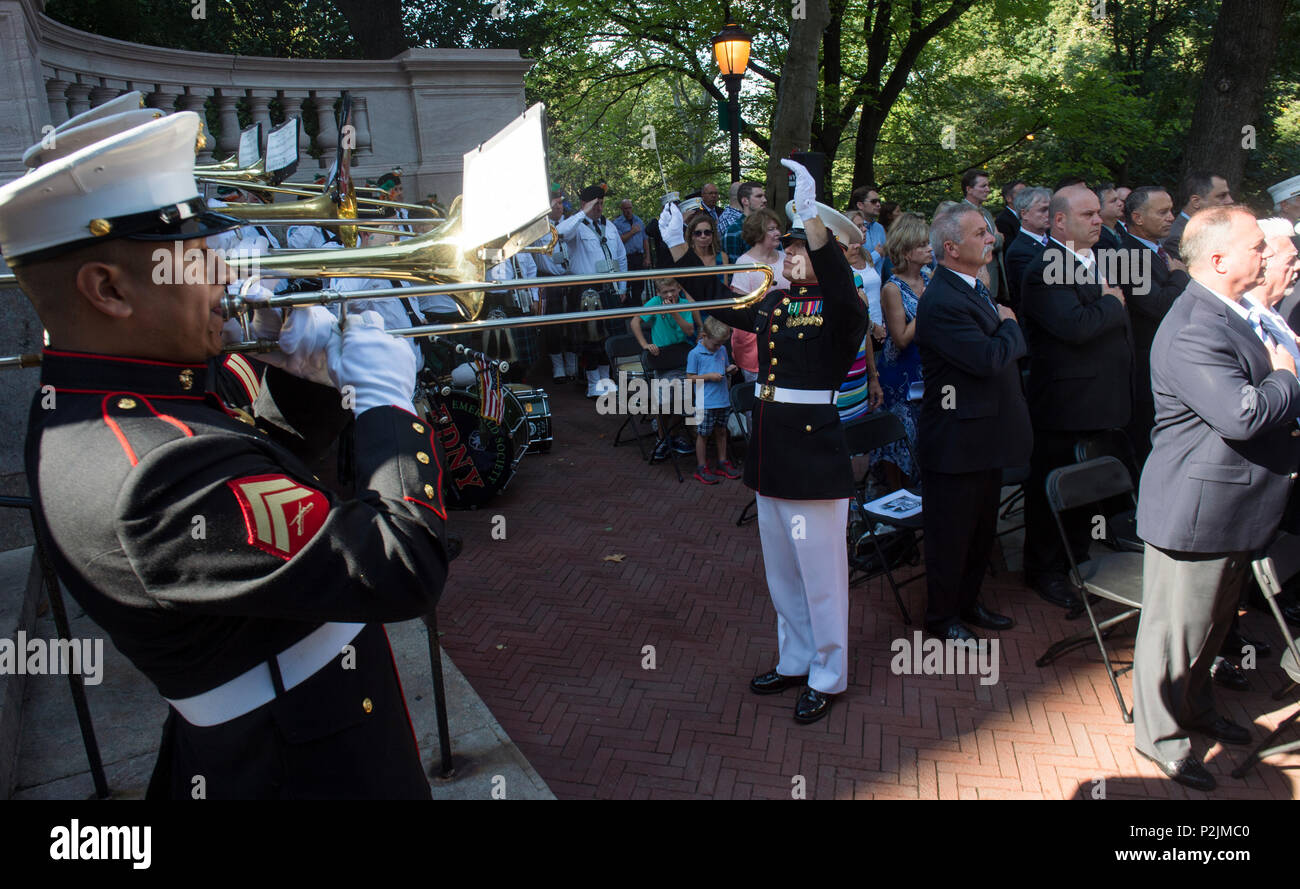 U.S. Marines assigned to U.S. Marine Corps Band, Quantico, Va., perform ...