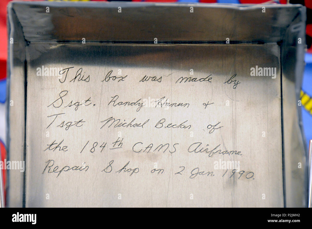 Time capsule contents gathered by wing members in 1990 are out on ...