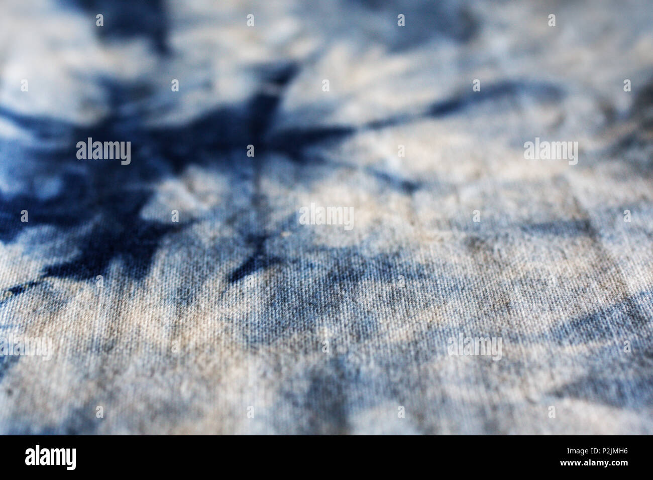 The fabric is indigo dye background hi-res stock photography and images ...