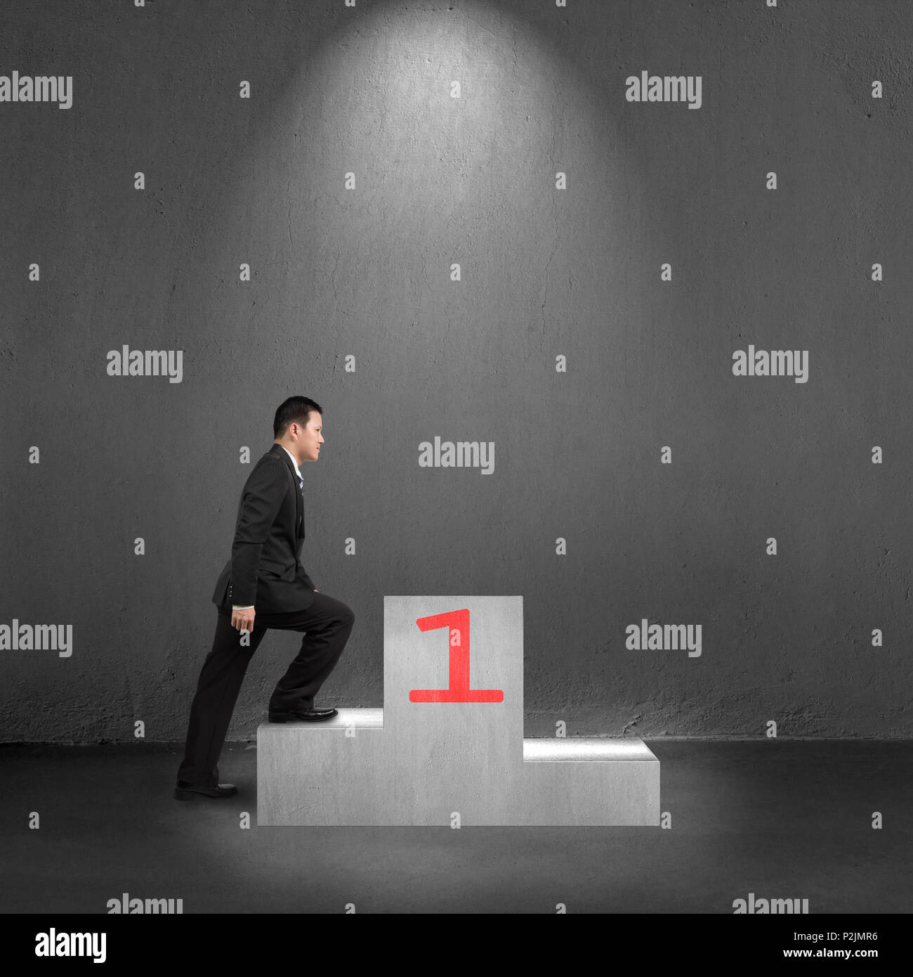 Winner podium 3d hi-res stock photography and images - Alamy
